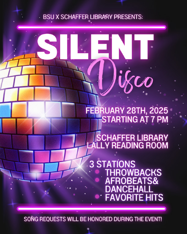 Silent Disco @Schaffer | Schaffer Library | Union College
