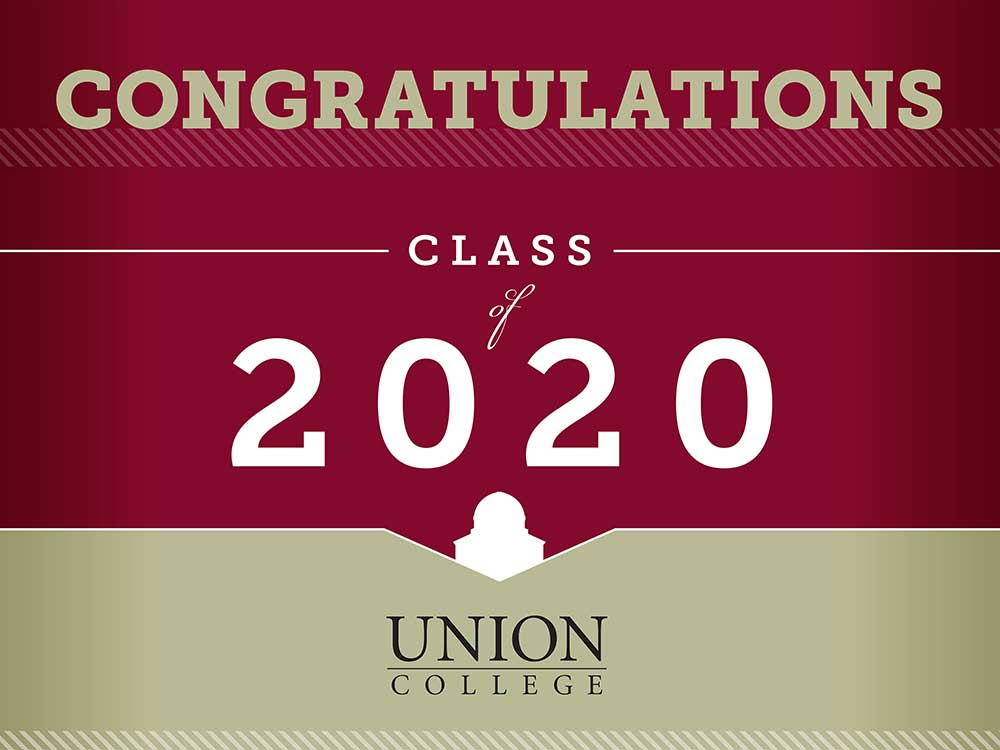 Union honors Class of 2020 during virtual ceremony | Union College