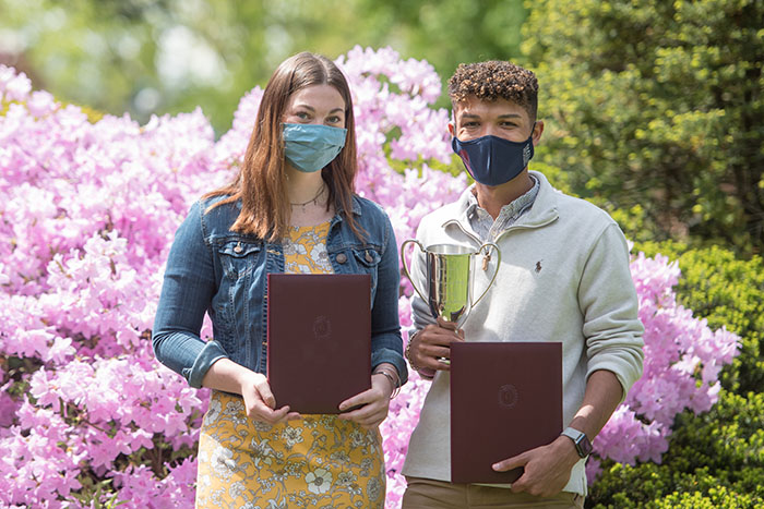 Sarah Vanasse '21 and Tawreak “Ty” Gamble-Eddington '21 take top honors ...