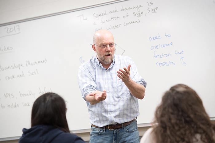 Professor John Garver shares expertise on ice jams with local media ...